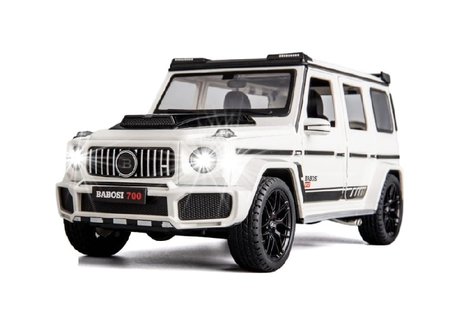 Mercedes Benz G Brabus modelo metálico batería juguete luz sonido 1:32 ...