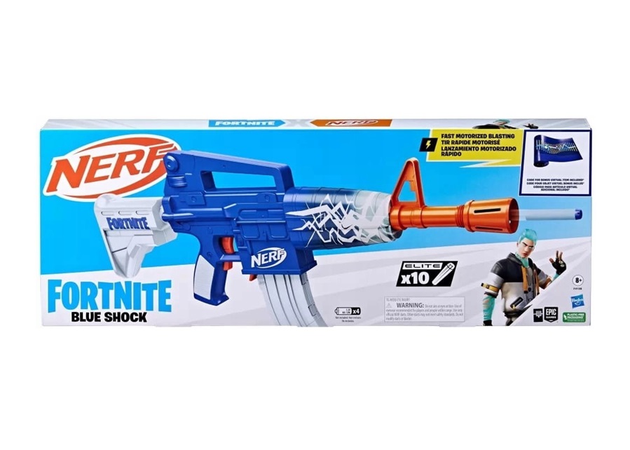 HASBRO NERF Fortnite blue shock
