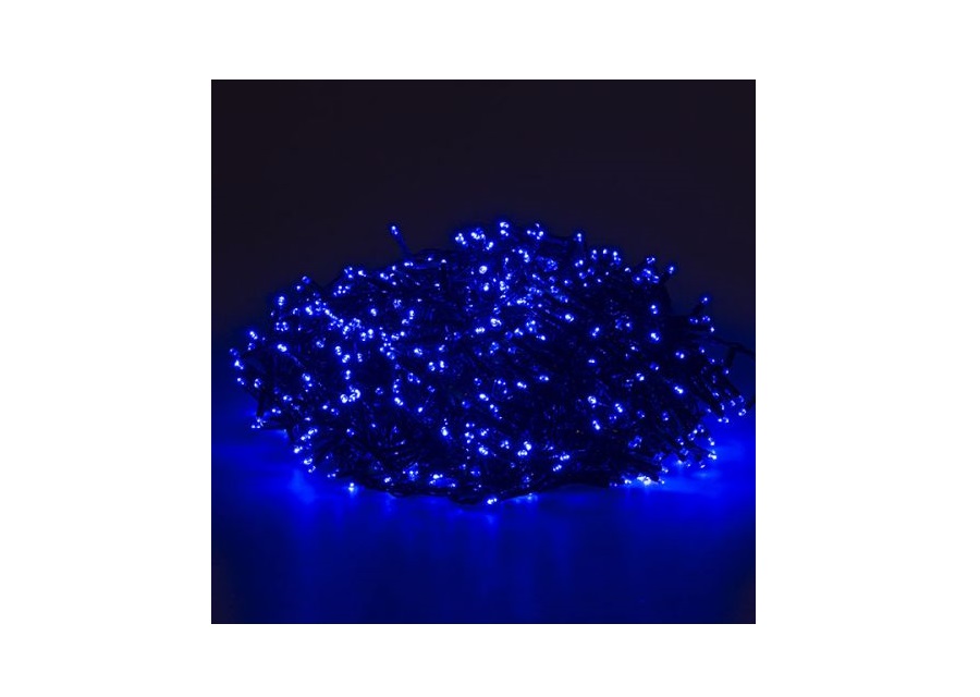 LUMA LED String light chain, 1000 LEDs 100m, supply cable 5m, IP44, blue